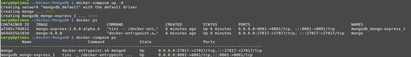 Utilizando Mongodb Con Dockercompose Y Mongoexpress